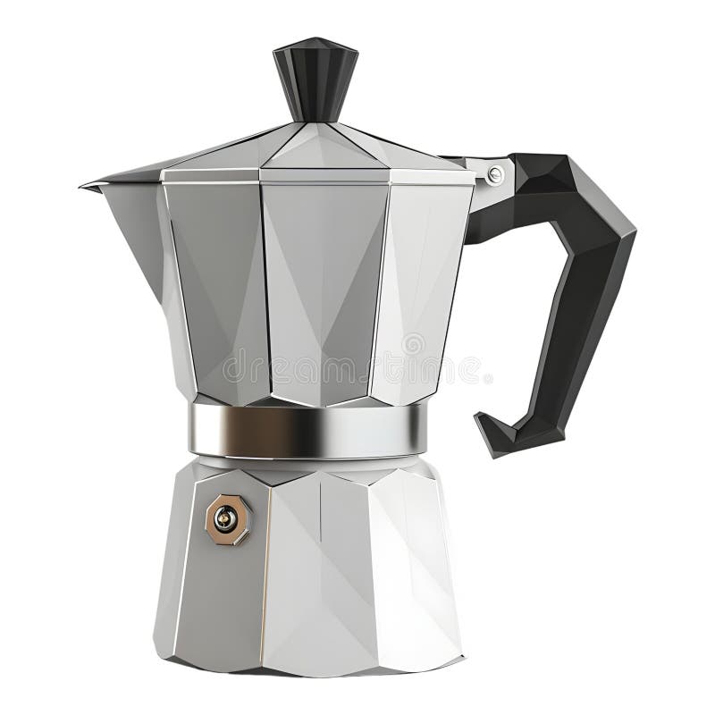 3D Rendering of a Modern Steel Jug on Transparent Background - Ai ...