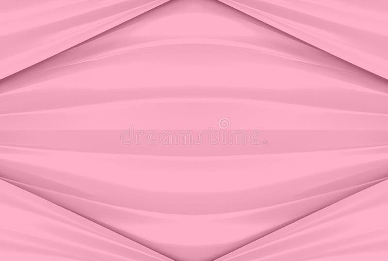 3d Rendering. Modern Sweet Pink Curve Waving Pattern Wall Background ...