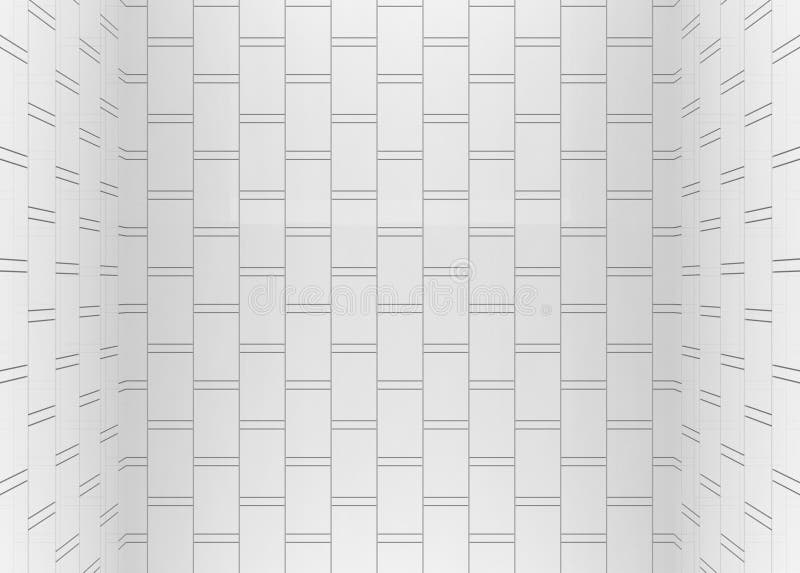 3d Rendering. Modern Vertical Brick Blocks Room Wall Corner Background ...