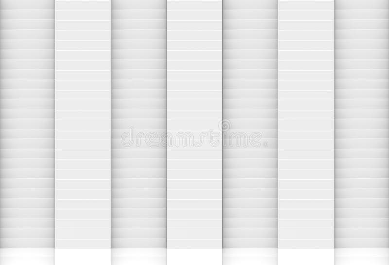 3d Rendering. Modern White Horizontal Rectangle Stack Wall Background ...