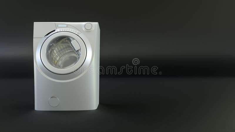 White washing machine. stock vector. Illustration of aqua - 85756594