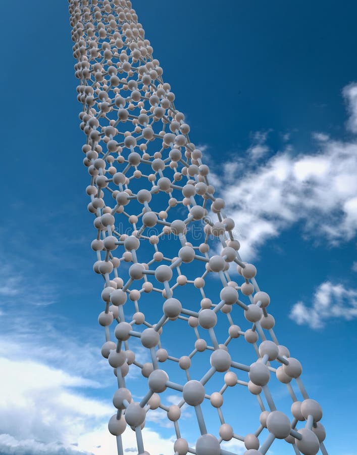 3D Model of Carbon Dioxide CO2 Molecule. Stock Illustration ...