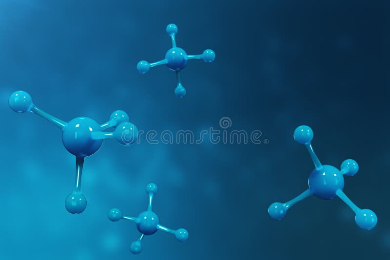 3D Rendering Molecules. Atoms Bacgkround. Medical Background for Banner ...