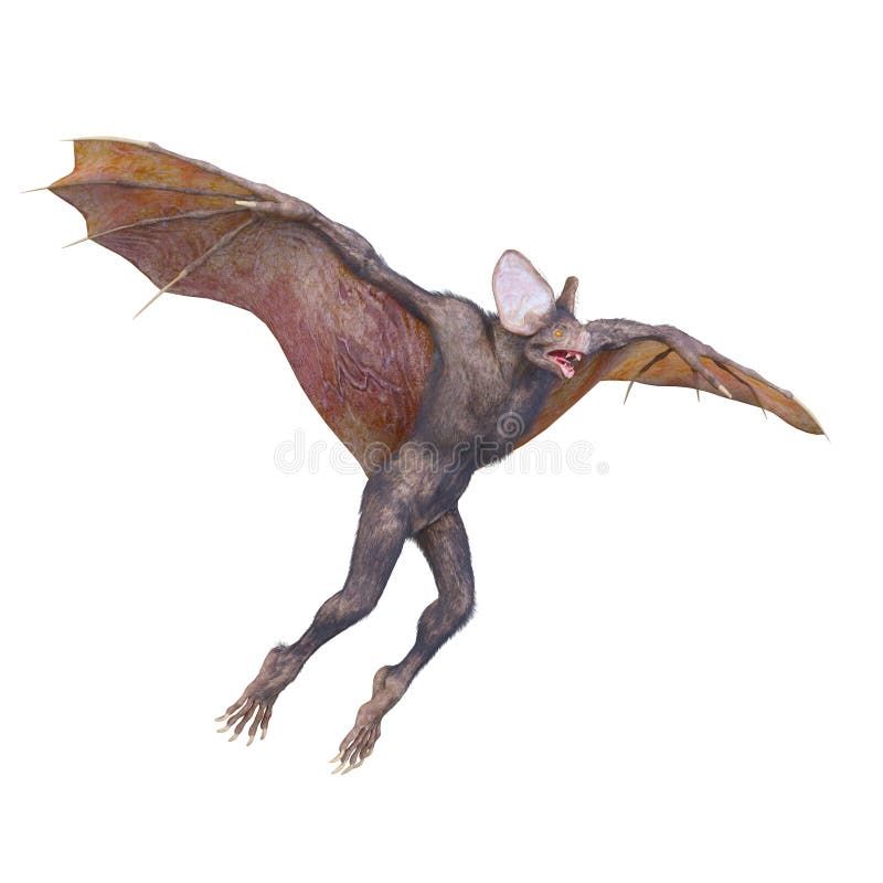 3D Rendering of a Monster Bat Stock Illustration - Illustration of ...