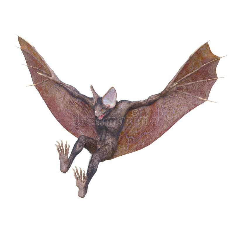 3D Rendering of a Monster Bat Stock Illustration - Illustration of ...