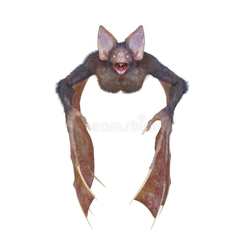 3D Rendering of a Monster Bat Stock Illustration - Illustration of ...