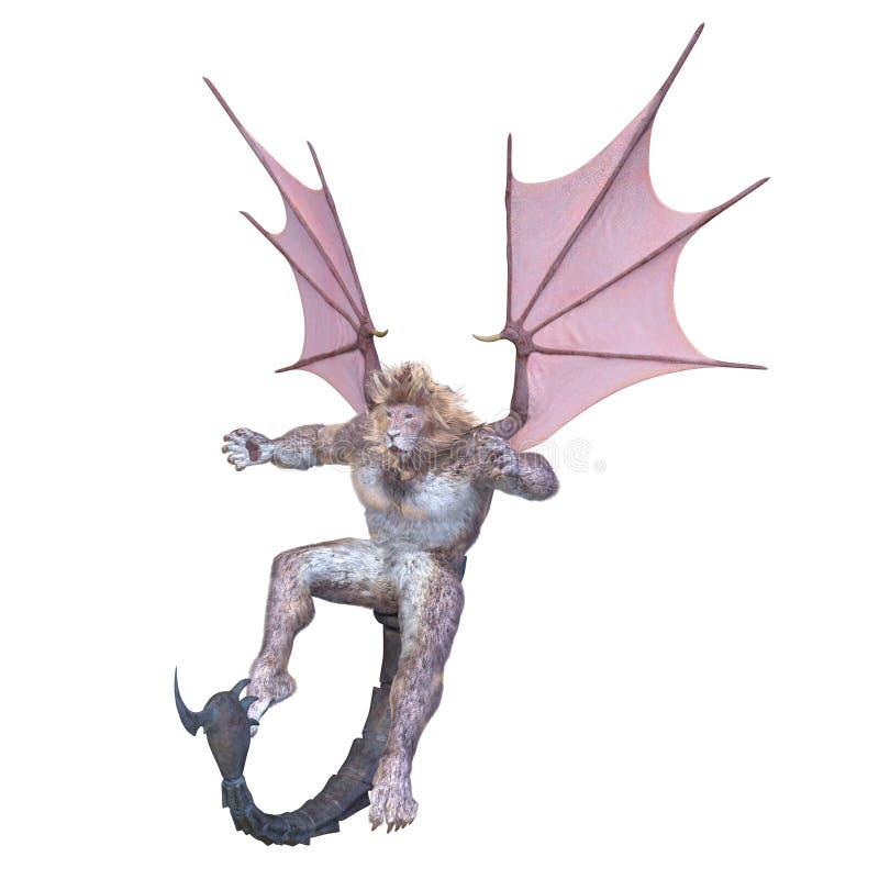 3D Rendering of a Monster Lion Stock Illustration - Illustration of ...