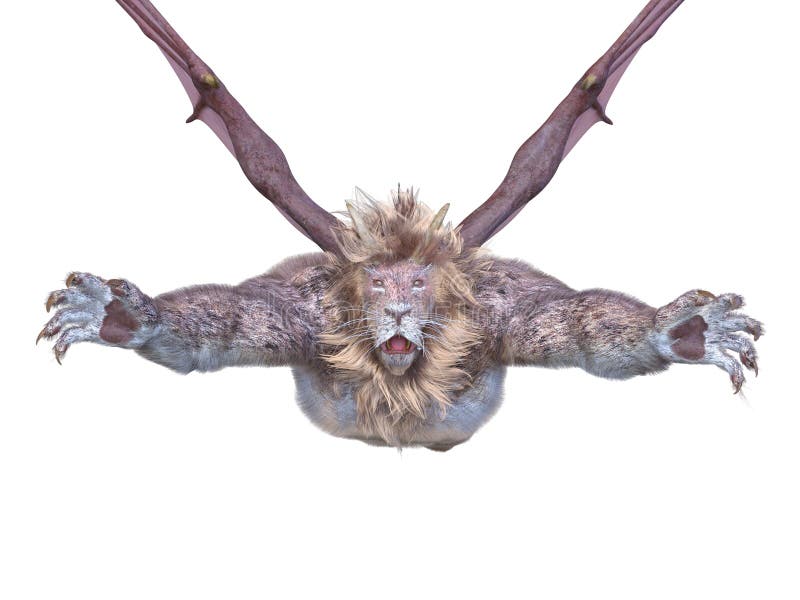 3D Rendering of a Monster Lion Stock Illustration - Illustration of ...
