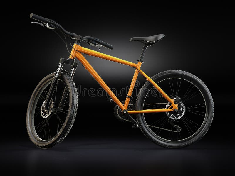 3D Rendering Mountain Bike stock illustration. Illustration of ride ...