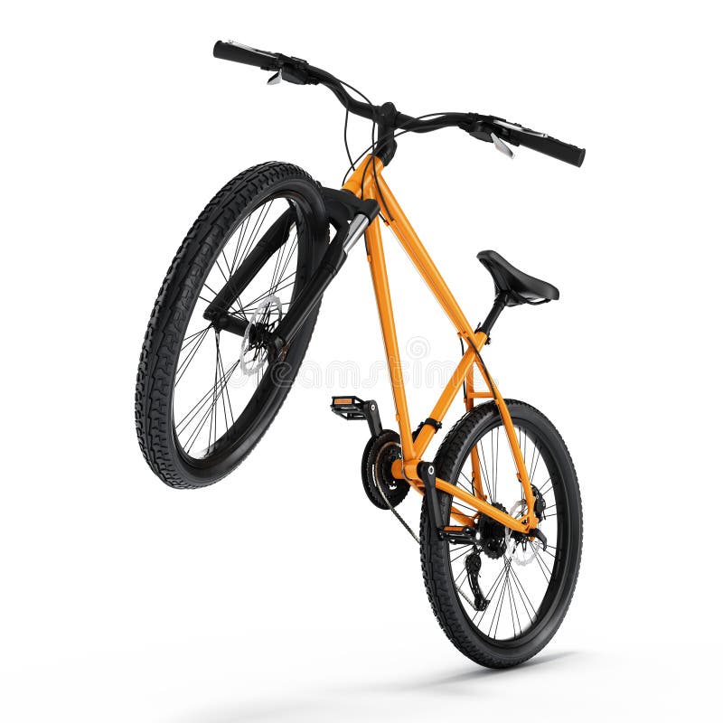 3D Rendering Mountain Bike stock illustration. Illustration of pedal ...