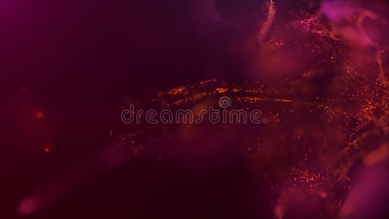 3D Rendering of a Multicolored, Vibrant, Abstract Cloud of Particles in ...