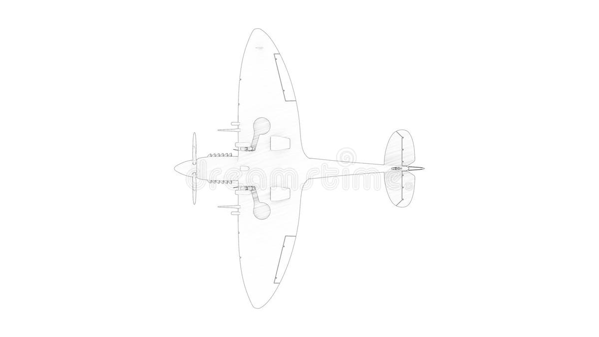 Spitfire Silhouette Stock Illustrations – 99 Spitfire Silhouette Stock ...