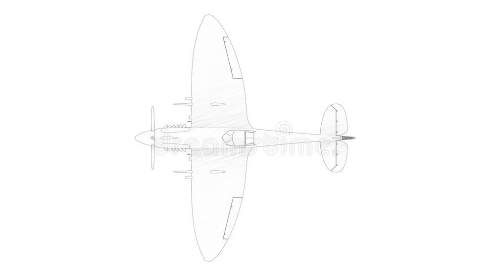 Aircraft Spitfire Submarine Stock Illustrations – 7 Aircraft Spitfire ...