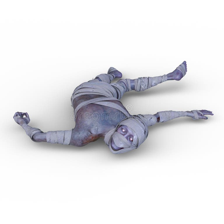 3D Rendering of a Mummy Man Stock Illustration - Illustration of ...