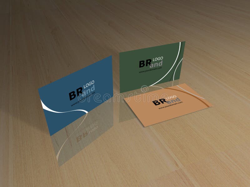 3d Name Cards Template Design Stock Illustrations – 1,943 3d Name Cards ...