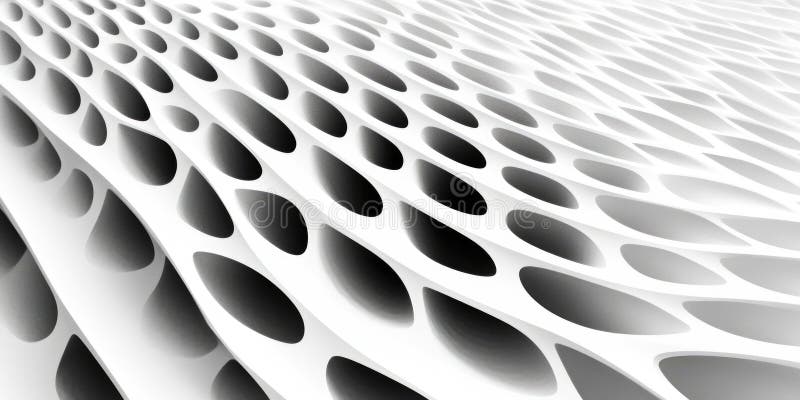 3D Rendering of Nanostructured Surface Texture Stock Illustration ...