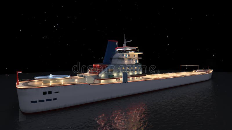 3D Rendering of the Naval Ship Stock Illustration - Illustration of ...