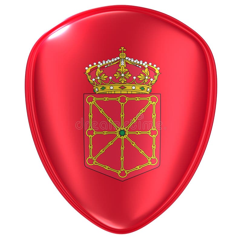 Navarra flag stock illustration. Illustration of symbol - 88619296