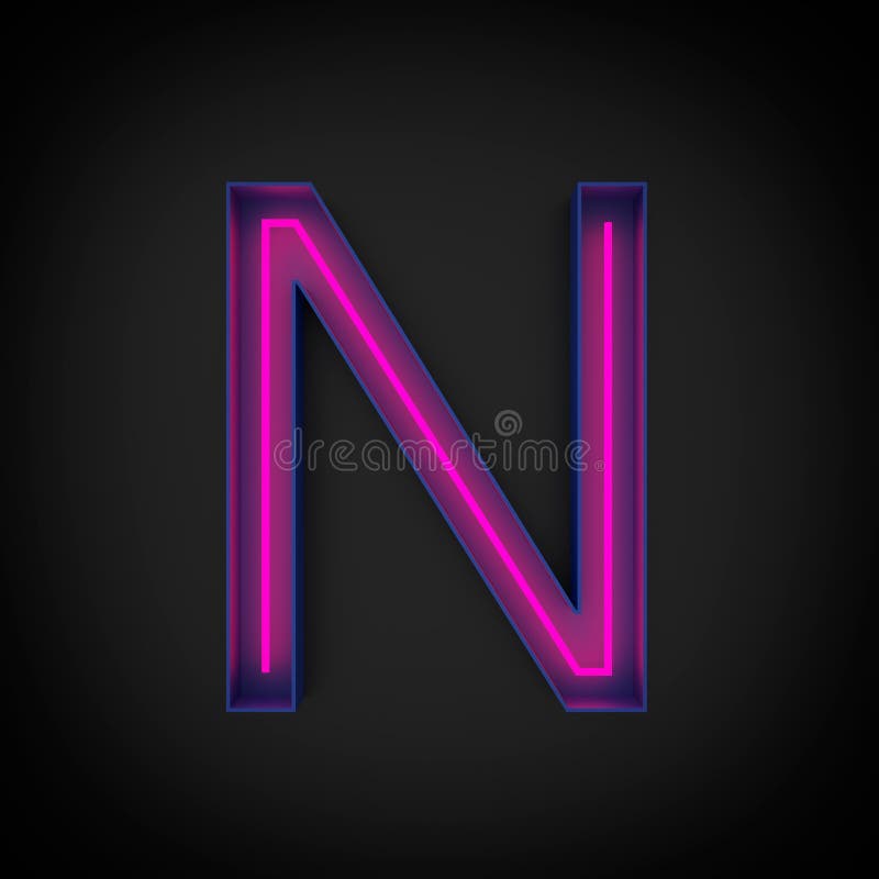 Neon Red Capital Letter Stock Illustrations – 3,920 Neon Red Capital ...