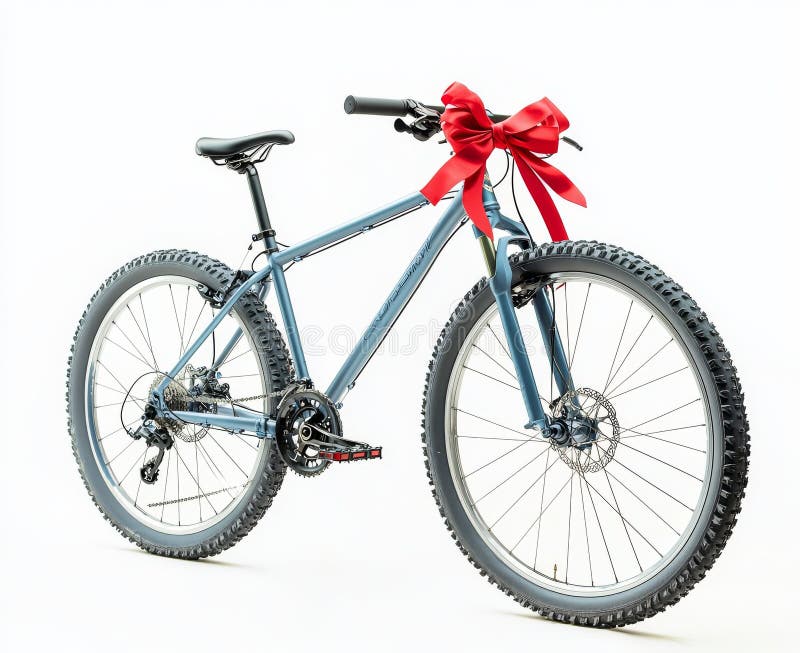 In this 3D Rendering, the Notion of a Bicycle Decorated with a Ribbon ...