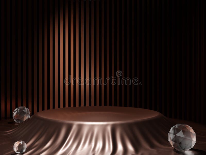 3d Rendering Object Textile Curtain Pastel Minimal Display Presentation ...