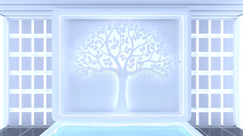 3D Rendering of the Observation Room Stock Illustration - Illustration ...