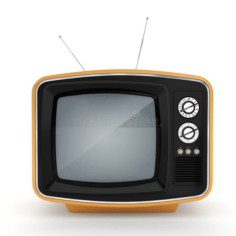 3d Rendering Old Tv Stock Illustrations – 1,055 3d Rendering Old Tv ...