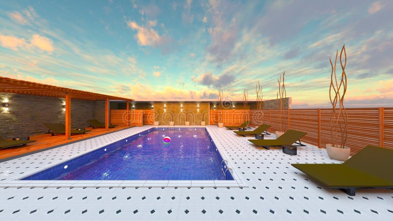 Outside Outdoor Pool Stock Illustrations – 6,267 Outside Outdoor Pool ...