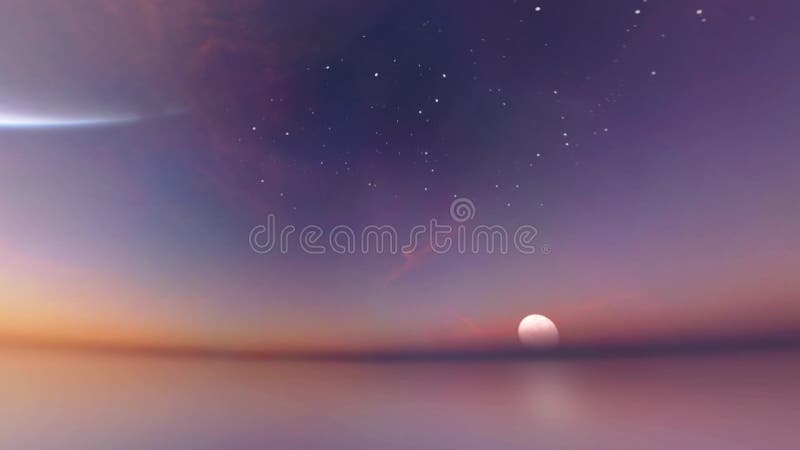 3D Rendering of the Outer Space 360 Degrees Stock Video - Video of ...