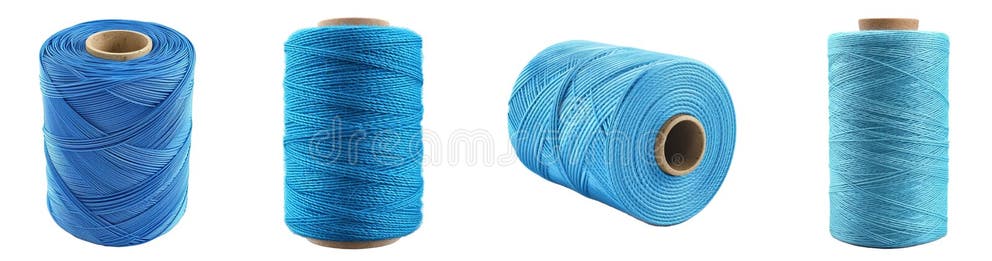 3D Rendering Pack of a Sewing Thread on Transparent Background Stock ...