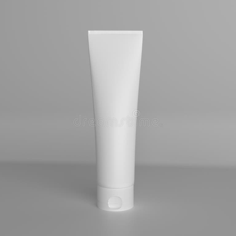 3d Rendering, Packaging Template for Cream or Cosmetics, Mockup for ...