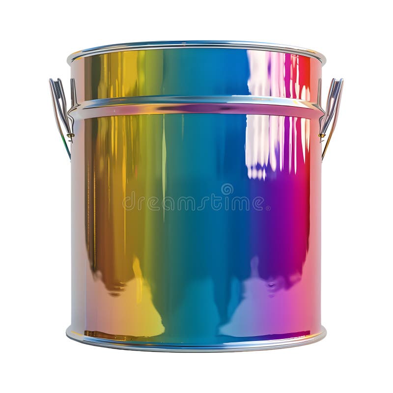 3D Rendering of a Paint Box for Painter on Transparent Background - Ai ...