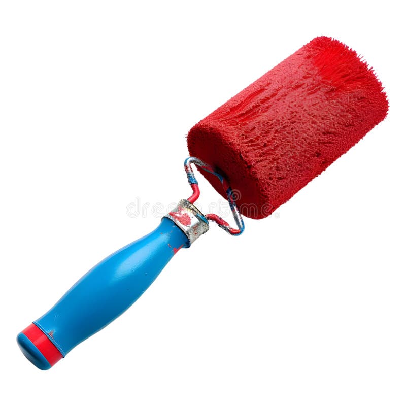 3D Rendering of a Paint Roller on Transparent Background - Ai Generated ...