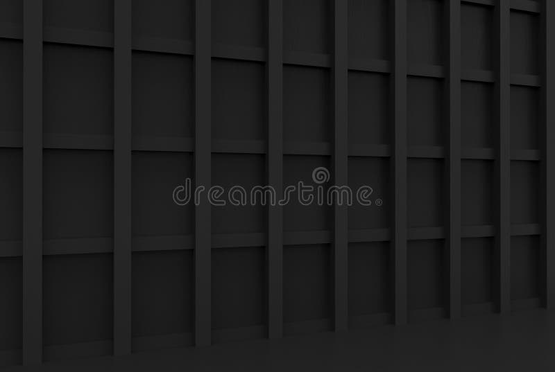3d Rendering. Perspective View of Modern Abstract White Square Cube Box ...