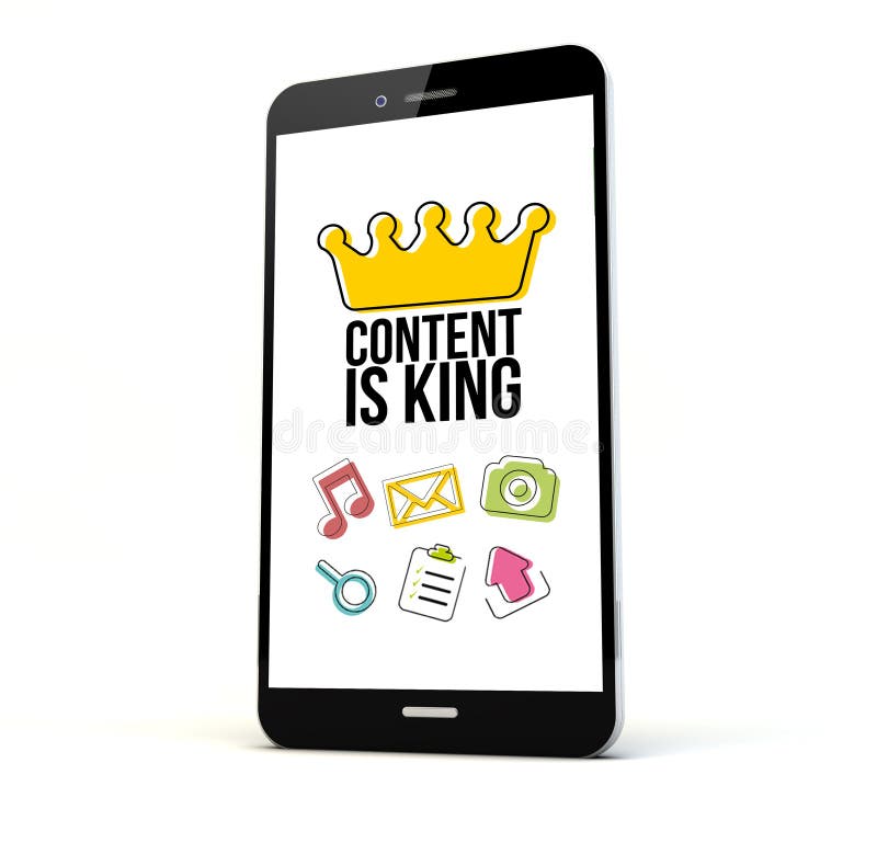 King Phone Logo Design Template Stock Vector - Illustration of happy ...