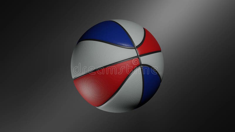 Basketball Ball Rotating on Black Screen Stock Video - Video of sport ...