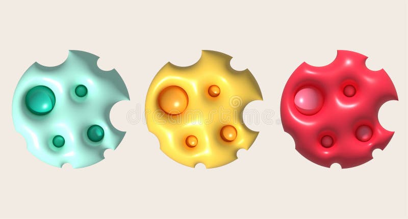 3d Rendering Piece of Cheese, Cheese Icon, Cheese Realistic Food Stock ...