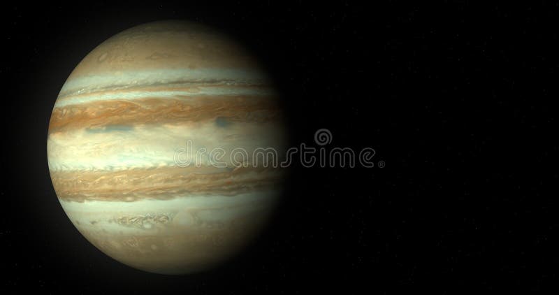 Planet Jupiter Rotating on Its Axis Stock Footage - Video of orbiting ...