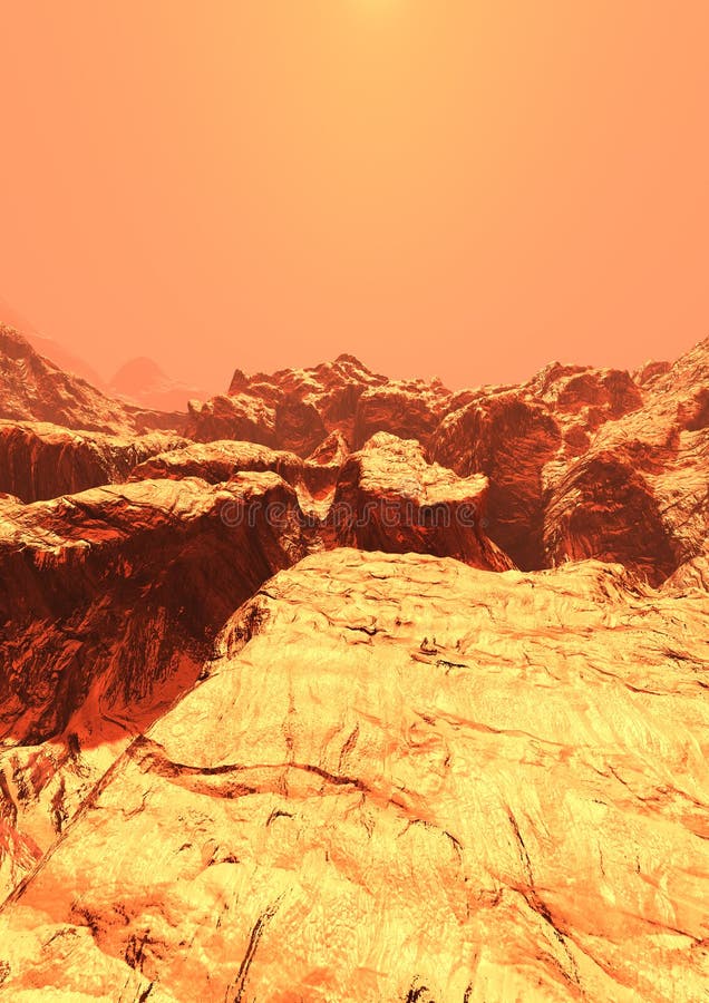 3D Rendering Planet Mars Lanscape Stock Illustration - Illustration of ... 3D Rendering Planet Mars Lanscape Stock Illustration - Illustration of ...