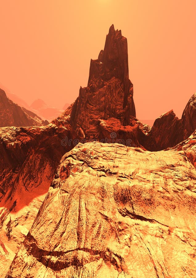 3D Rendering Planet Mars Lanscape Stock Illustration - Illustration of ... 3D Rendering Planet Mars Lanscape Stock Illustration - Illustration of ...