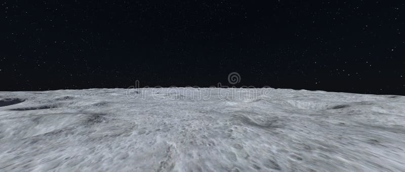 3D Rendering of the Planetary Surface Stock Illustration - Illustration ...