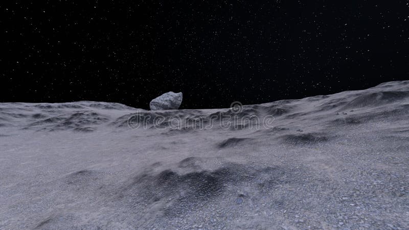 3D Rendering of the Planetary Surface Stock Illustration - Illustration ...