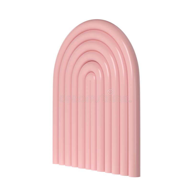 3d Rendering of Plaster Molds Abstract Geometry Arch. Minimalistic ...