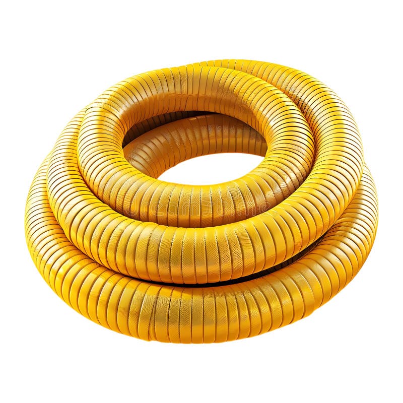 3D Rendering of a Plastic Pipe on Transparent Background - Ai Generated ...