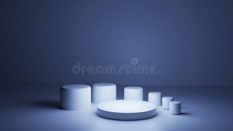 3d Rendering Platform Mockup Abstract Golden Stage Renderings Stock ...