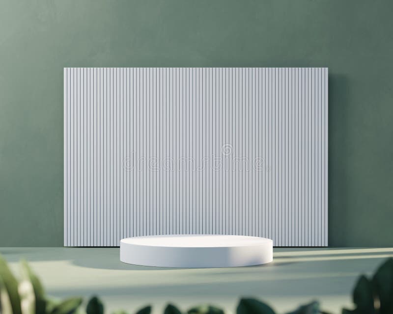 3D Rendering Platform Podium Product Presentation Background Stock ...