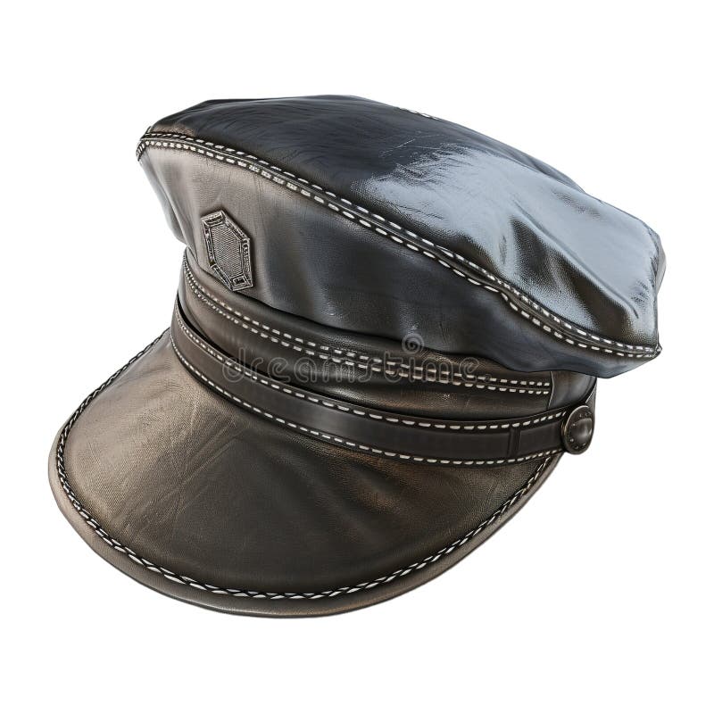 3D Rendering of a Police Cap or Hat on Transparent Background - Ai ...