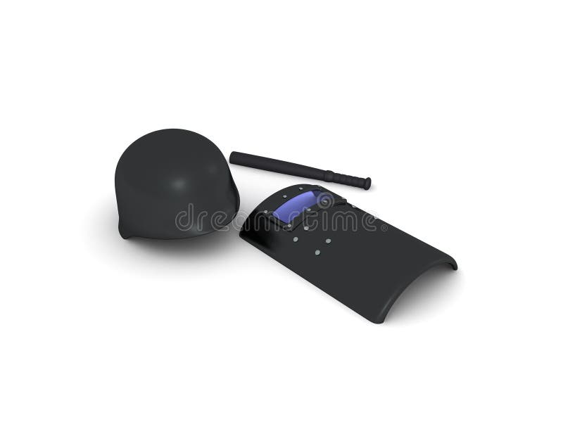 Police Riot Shield Icon, Editable Stroke Outline Stock Vector ...