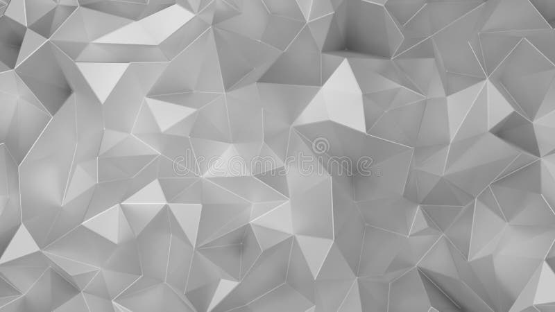 3d Rendering. Polygon Abstract Polygonal Geometric Triangle Background ...