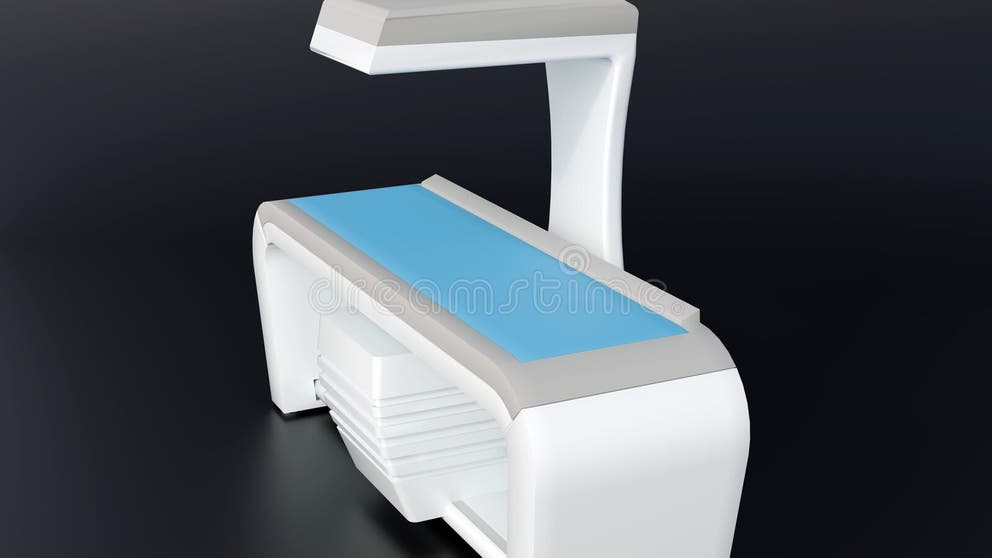 A DEXA or Dual-energy X-ray Absorptiometry Machine. Stock Illustration ...